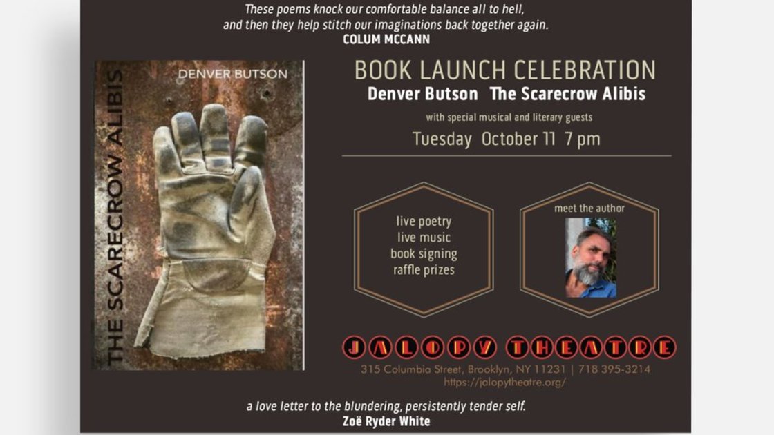 The Scarecrow Alibis Book Launch with Denver Butson | Viewcy