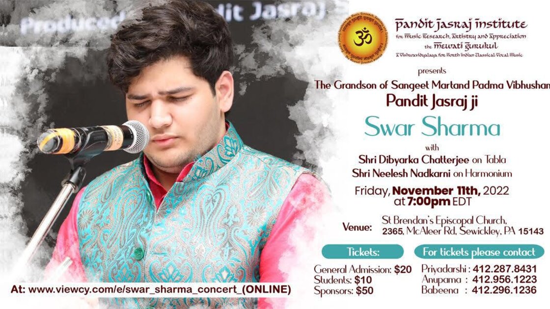 Swar Sharma Concert - PJIM | Viewcy