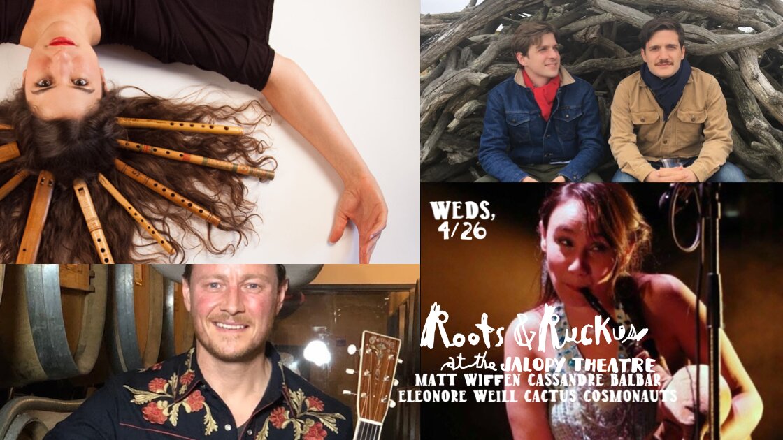 Roots n' Ruckus: Matt Wiffen, Cassandre Balbar, Eleonore | Viewcy