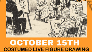 Viewcy | Spooky Clothed Live Figure Drawing